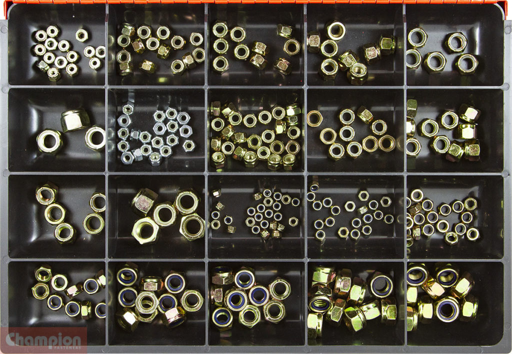 Nylon Insert Self-Locking Nuts Met./Imp. Master Kit - Champion Parts
