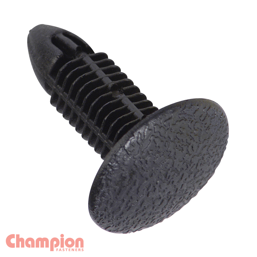 XMAS TREE CLIPS :BLACK LEN:35mm HOLE:8mm HD:18mm - Champion Parts