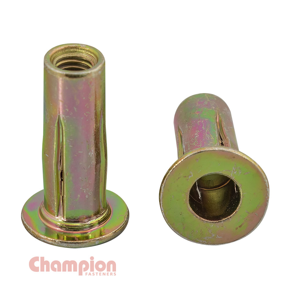 Steel Cross Rivet Nuts - M5 — Champion Parts