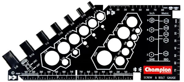 Nut and Bolt Size Gauge: A Quick Guide to Measuring Bolts and Nuts ...